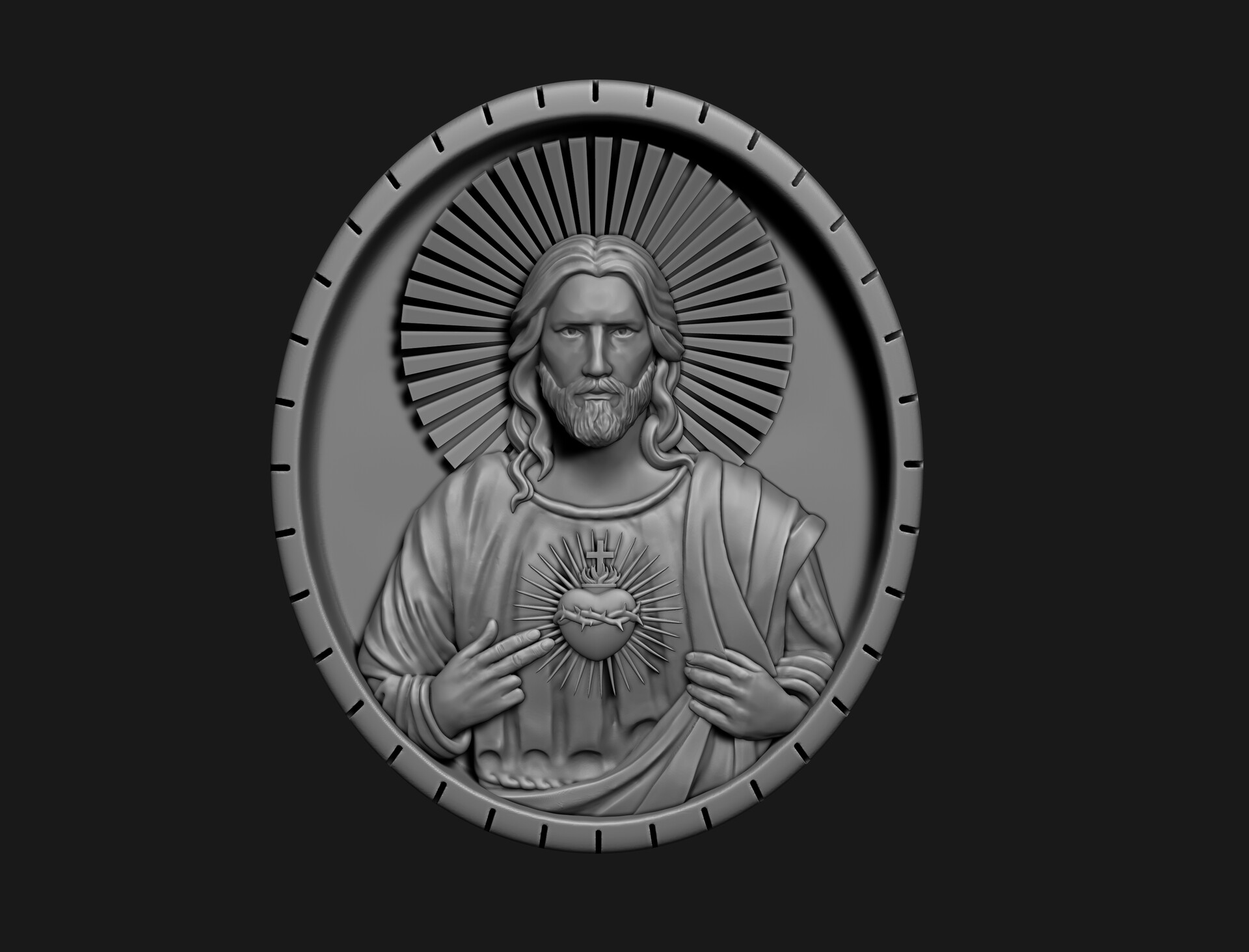 ArtStation - Jesus Christ Bas-Relief