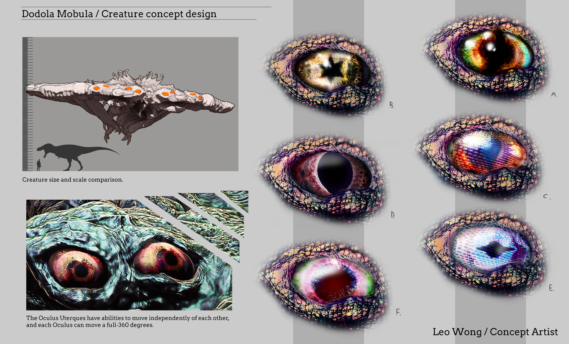 Wong Leo - Dodola Mobula / Creature concept Design