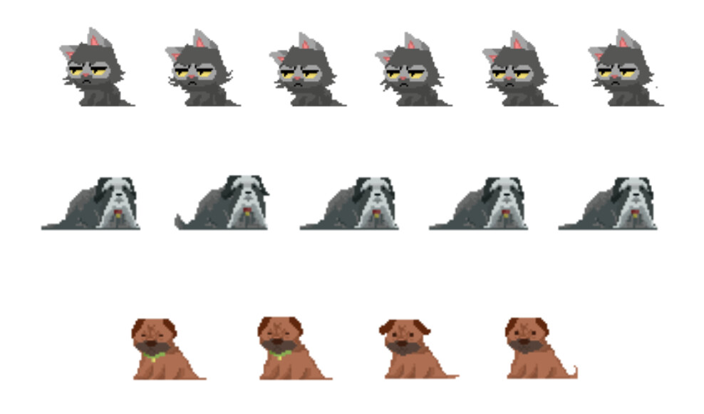 ArtStation - Character NPCS [Sprite Sheet]