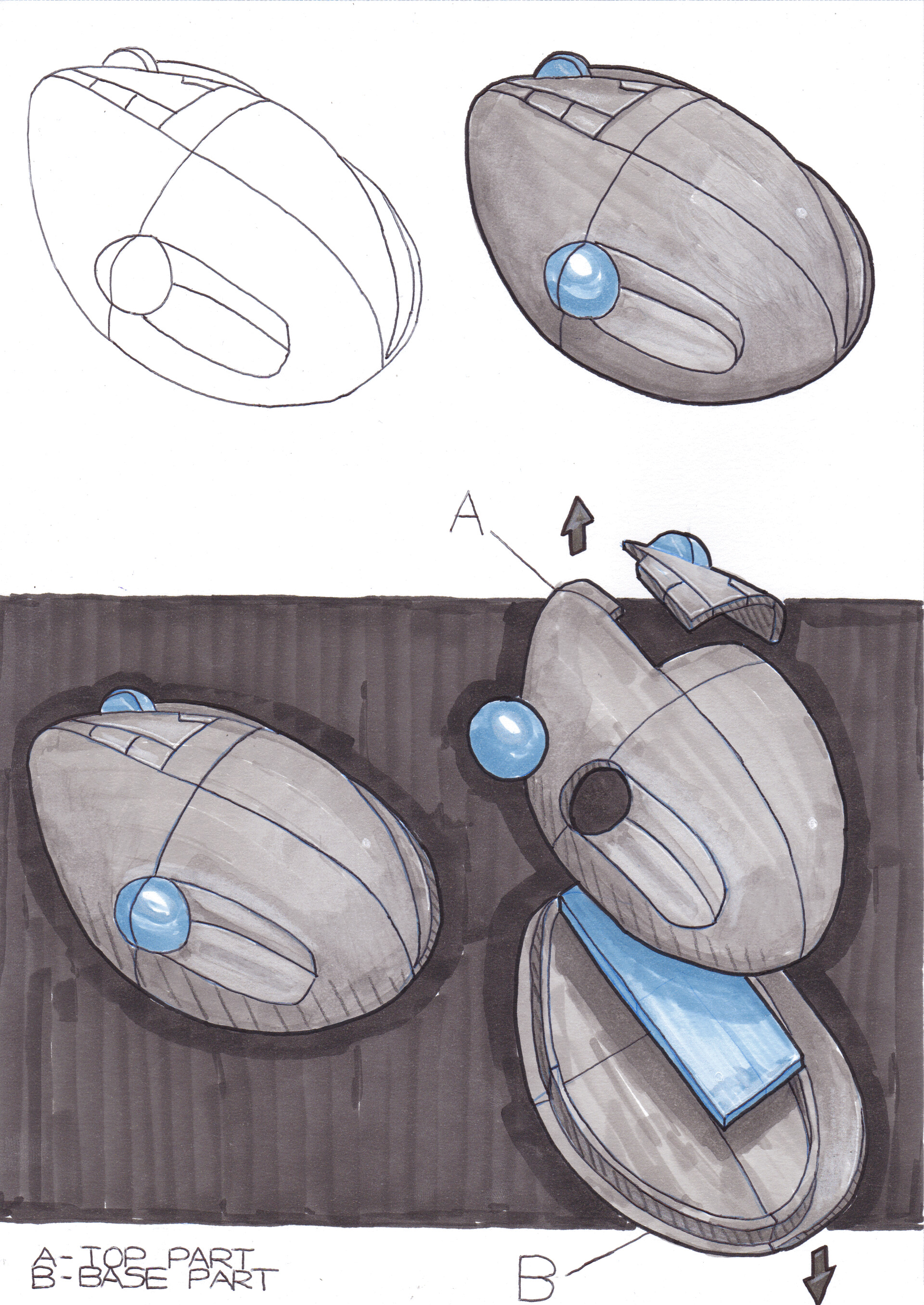 ArtStation - Ergonomic PC Mouse