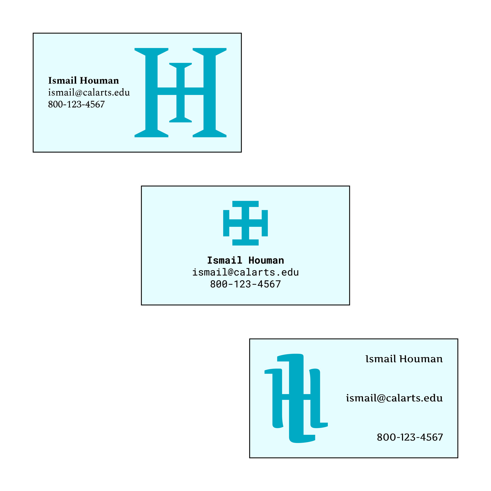 ArtStation - Assignment - June 2022: Monogram and Business Card Design