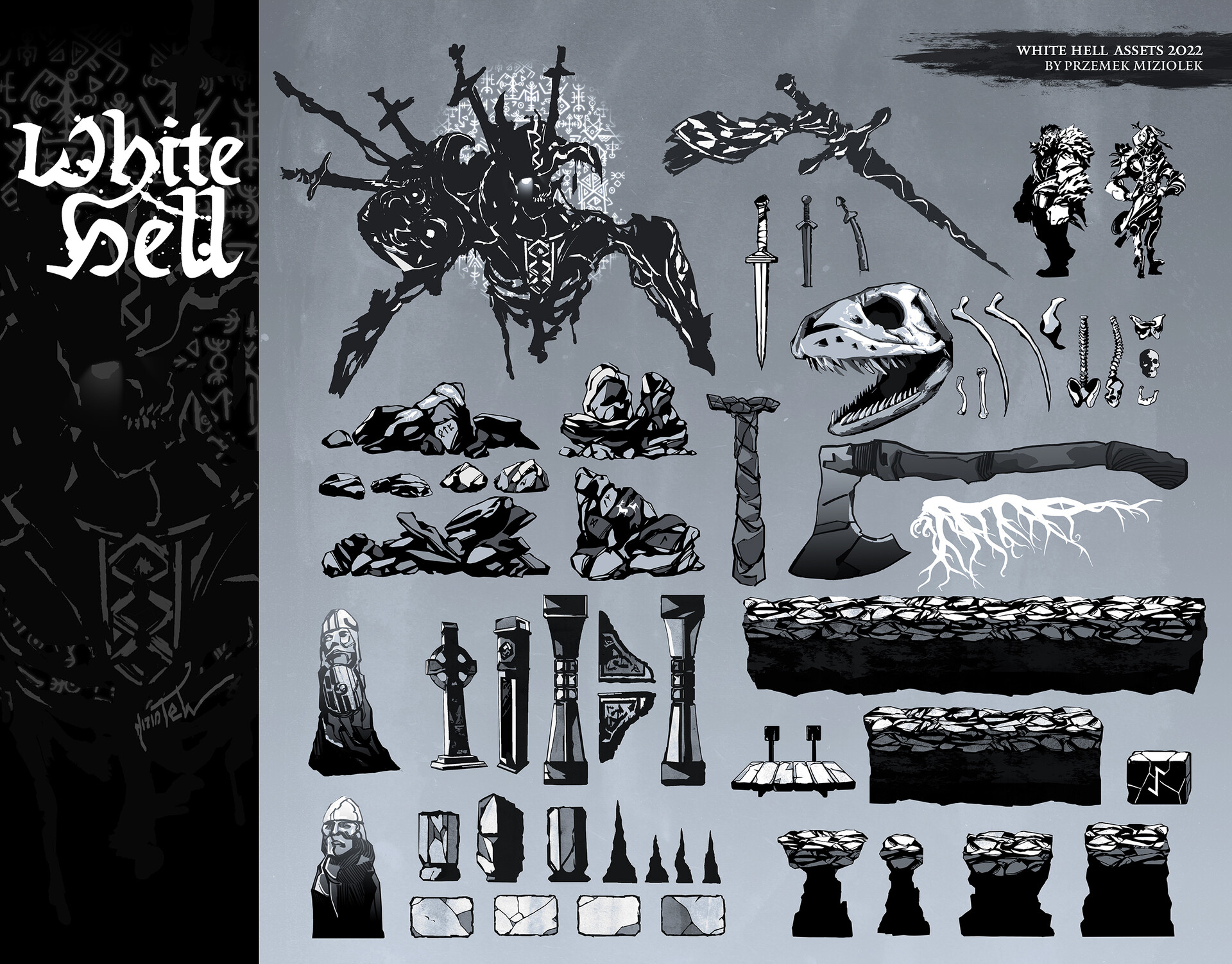 ArtStation - White Hell Unity Project 2022