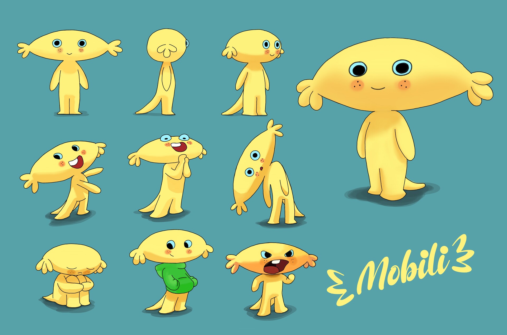 ArtStation - character design for mascot