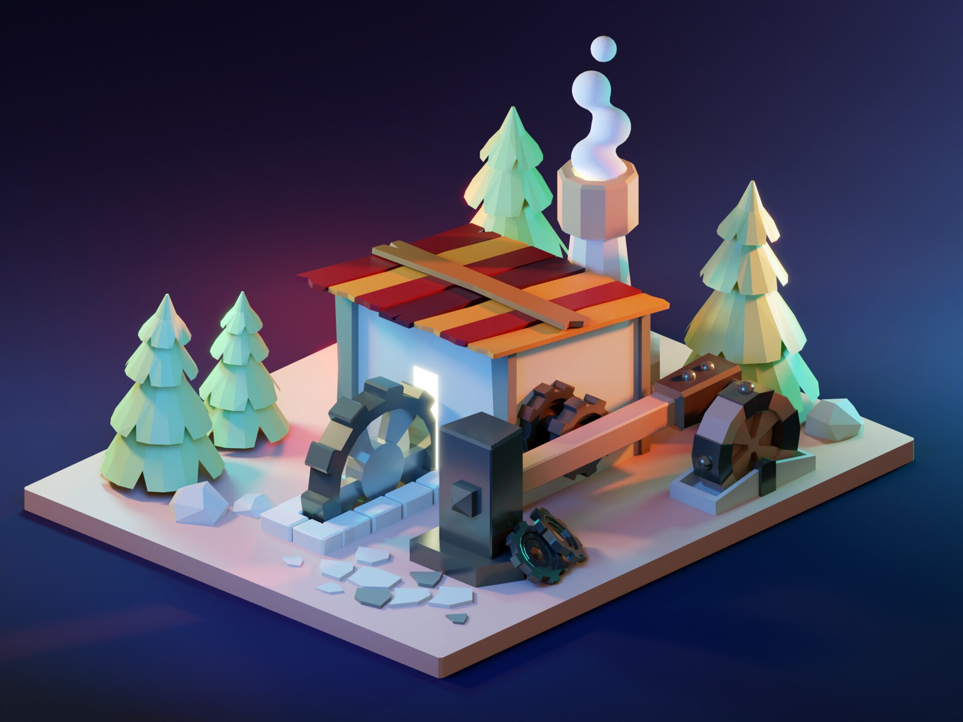 ArtStation - Little Power House