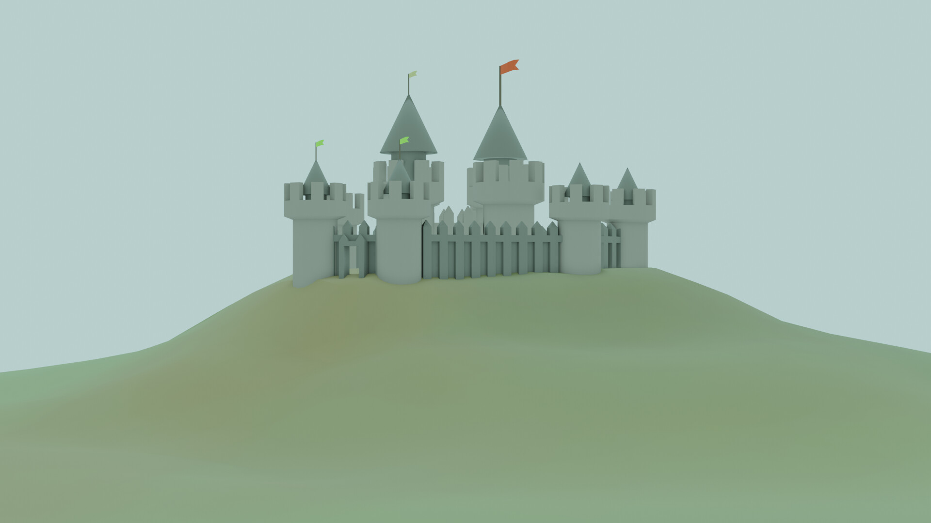 ArtStation - Low-Poly Castle