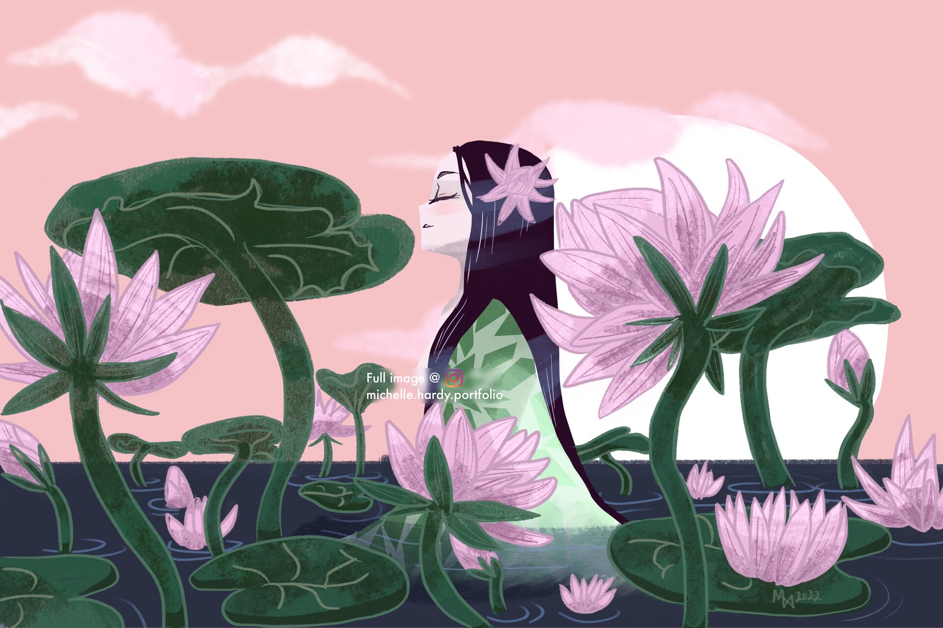 ArtStation - Water Lily Maiden