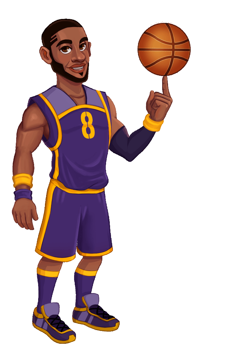 animated basketball
