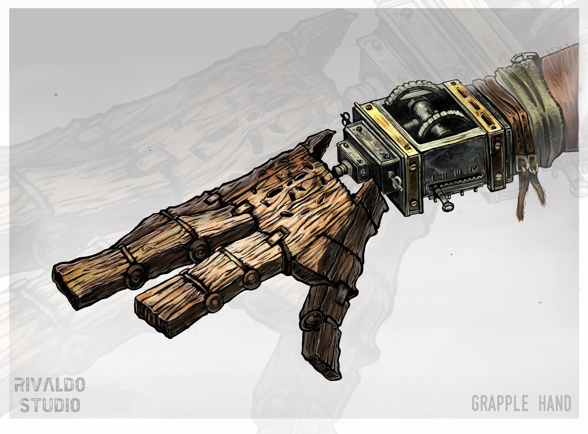 ArtStation - Grapple Hand Concept