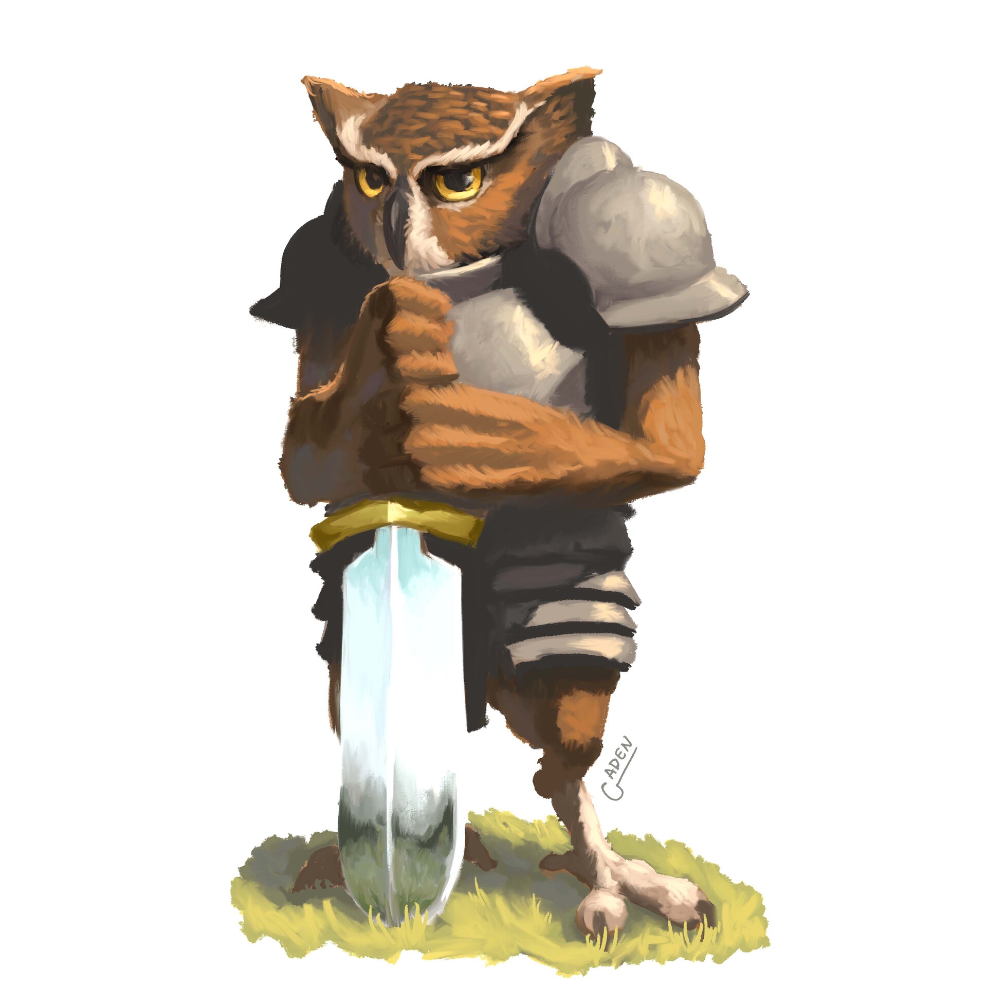 ArtStation - Owling Paladin