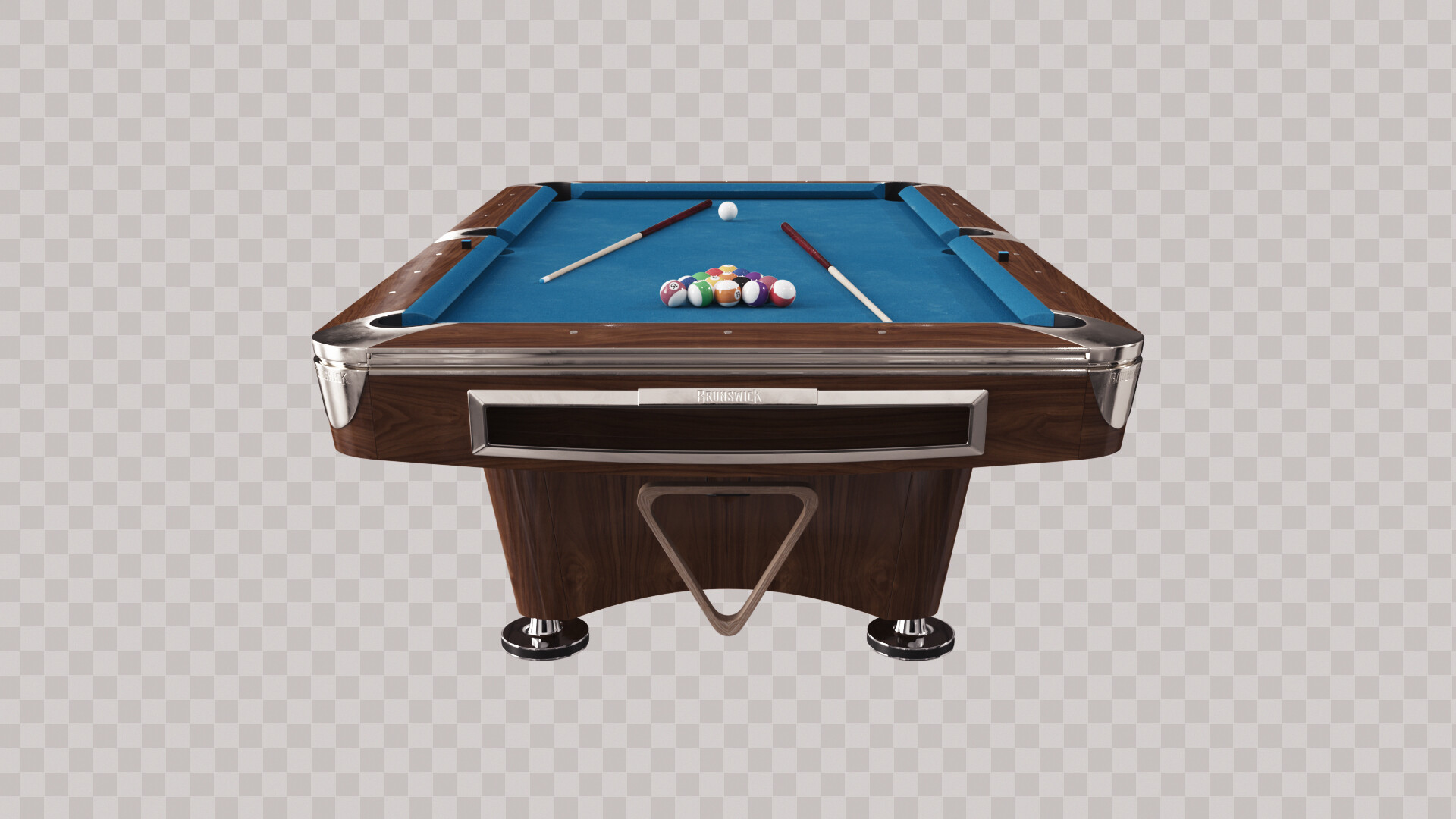 ArtStation - Billiard Table 3D Model and a Playable Rig