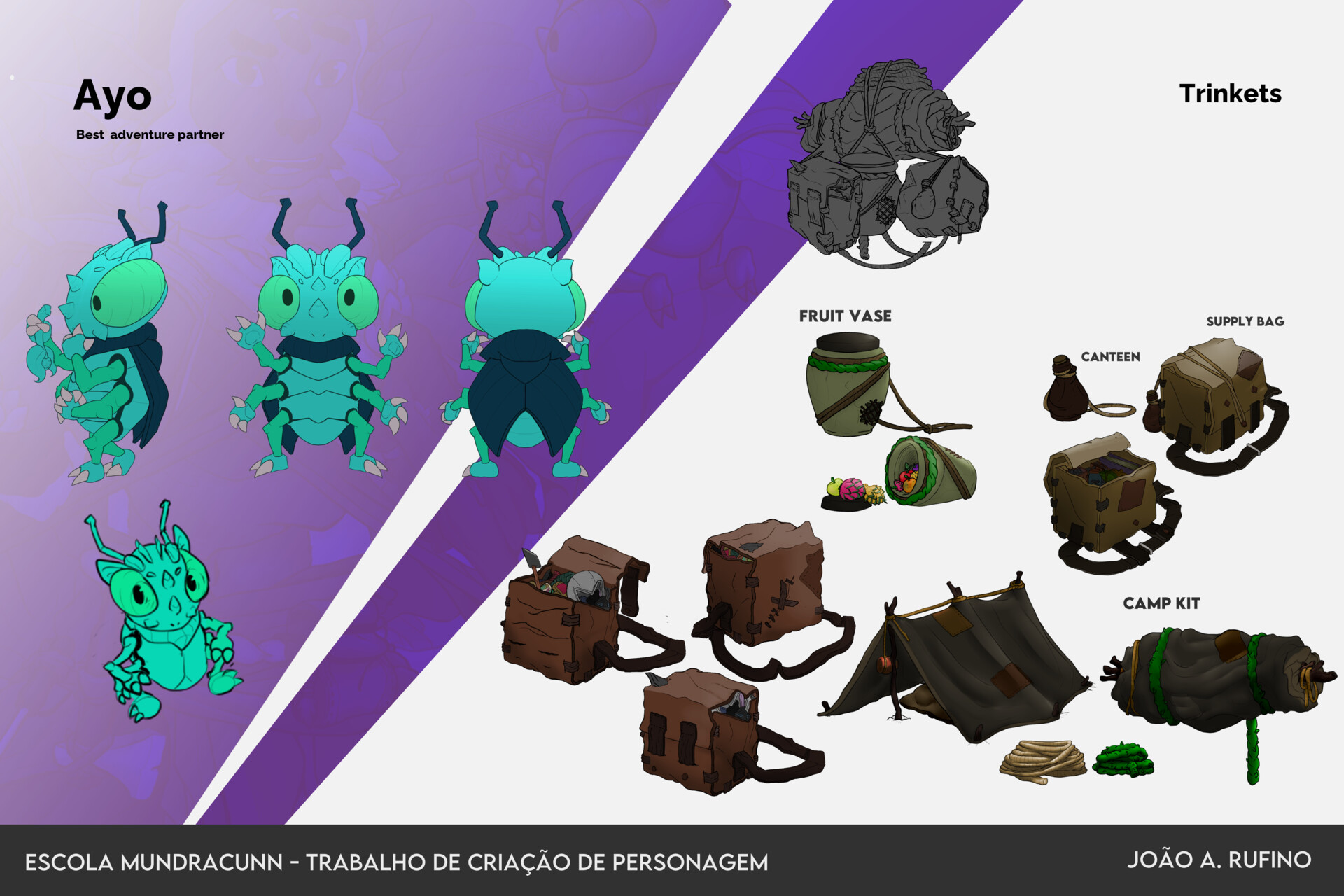 João Rufino - Themba and Ayo - Character Design