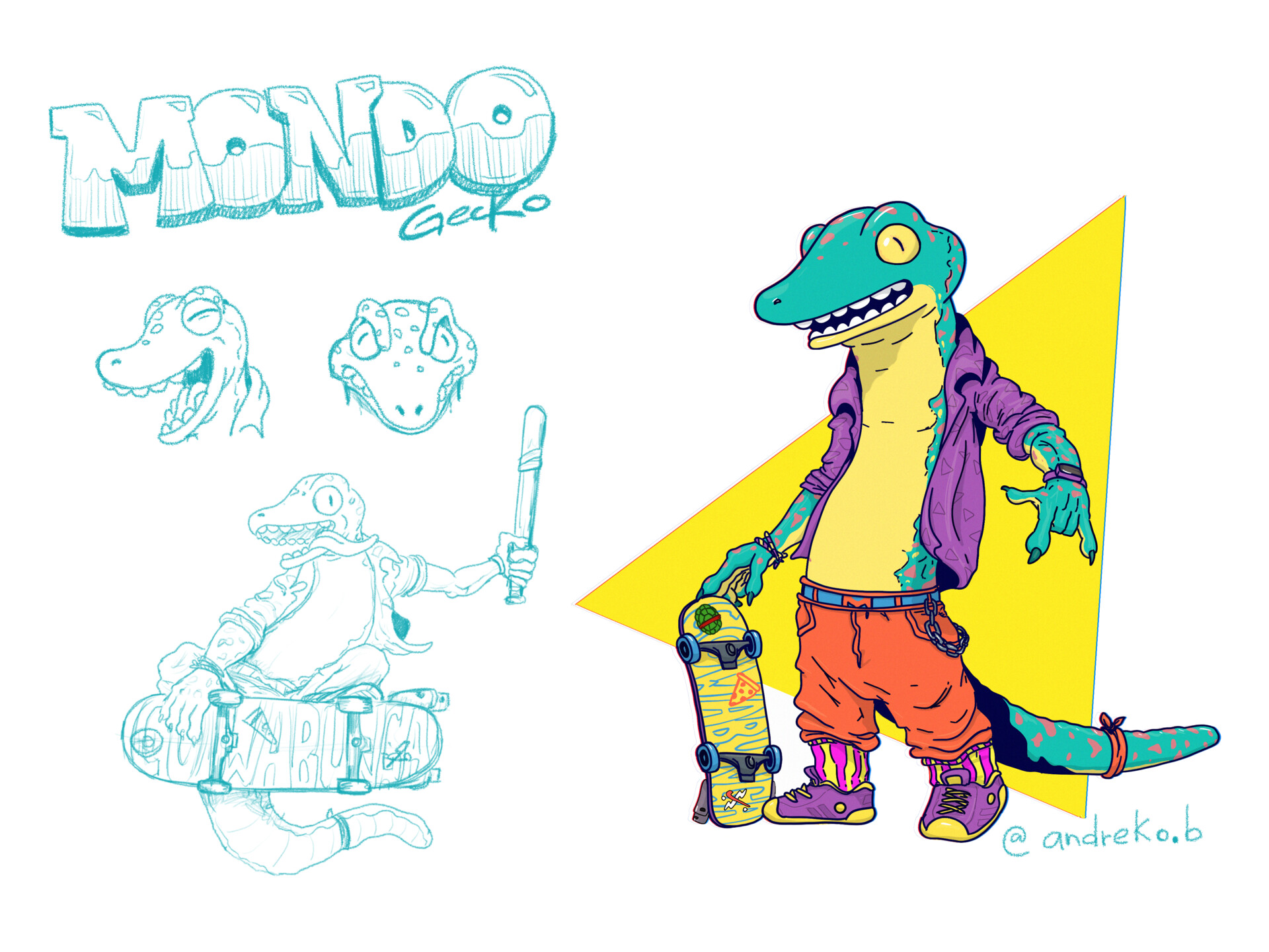 ArtStation - Mondo Gecko redesign