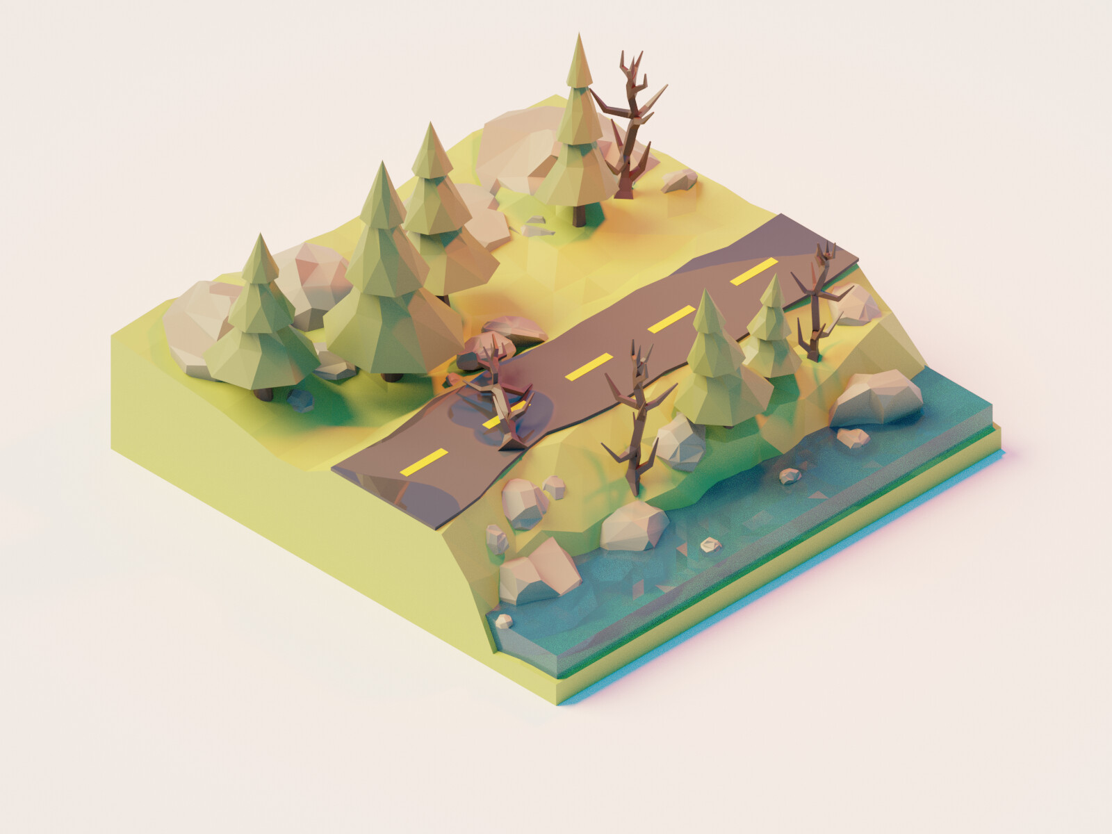 ArtStation - Low - poly