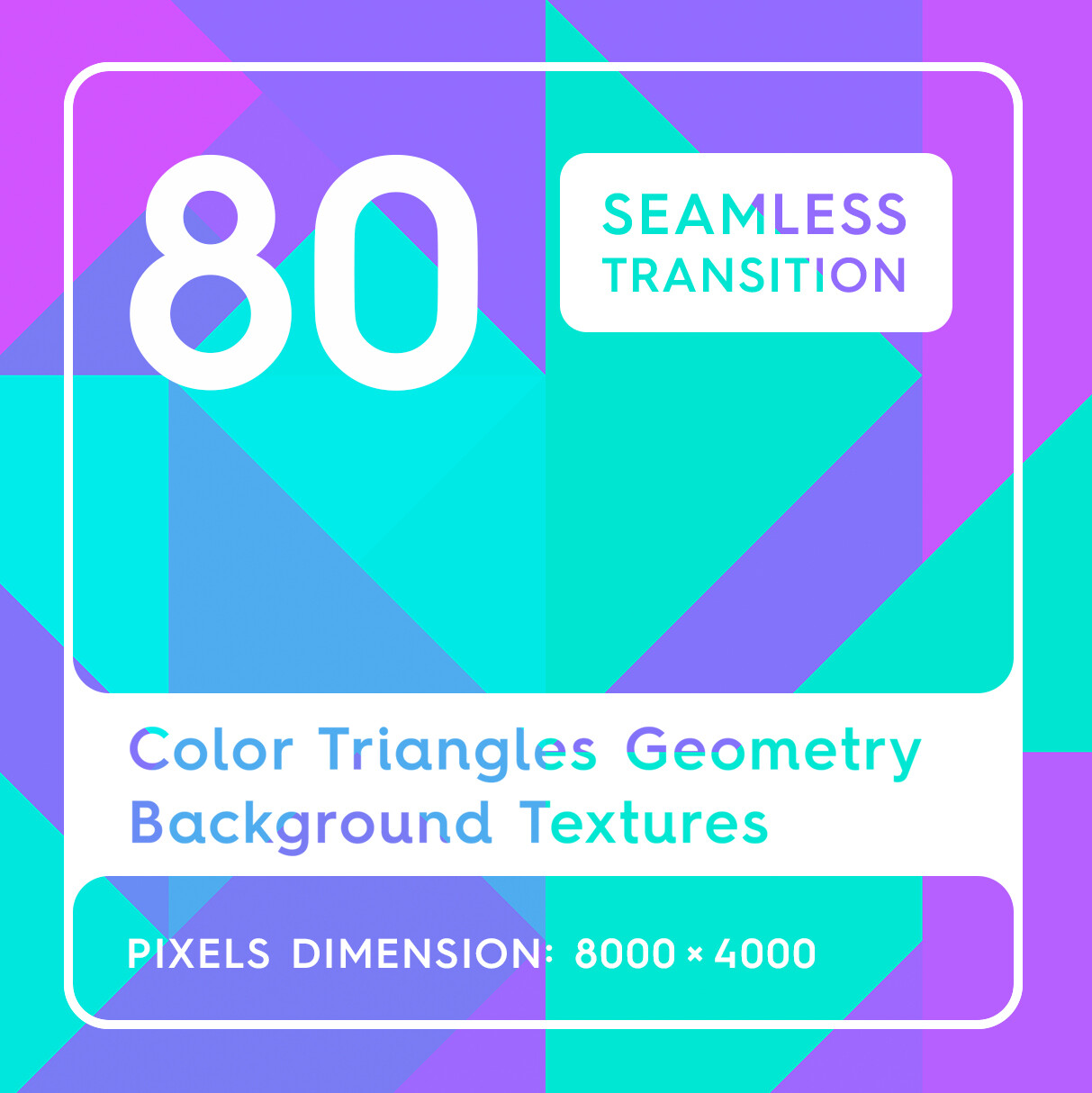 ArtStation - 80 Color Triangles Geometry Background Textures