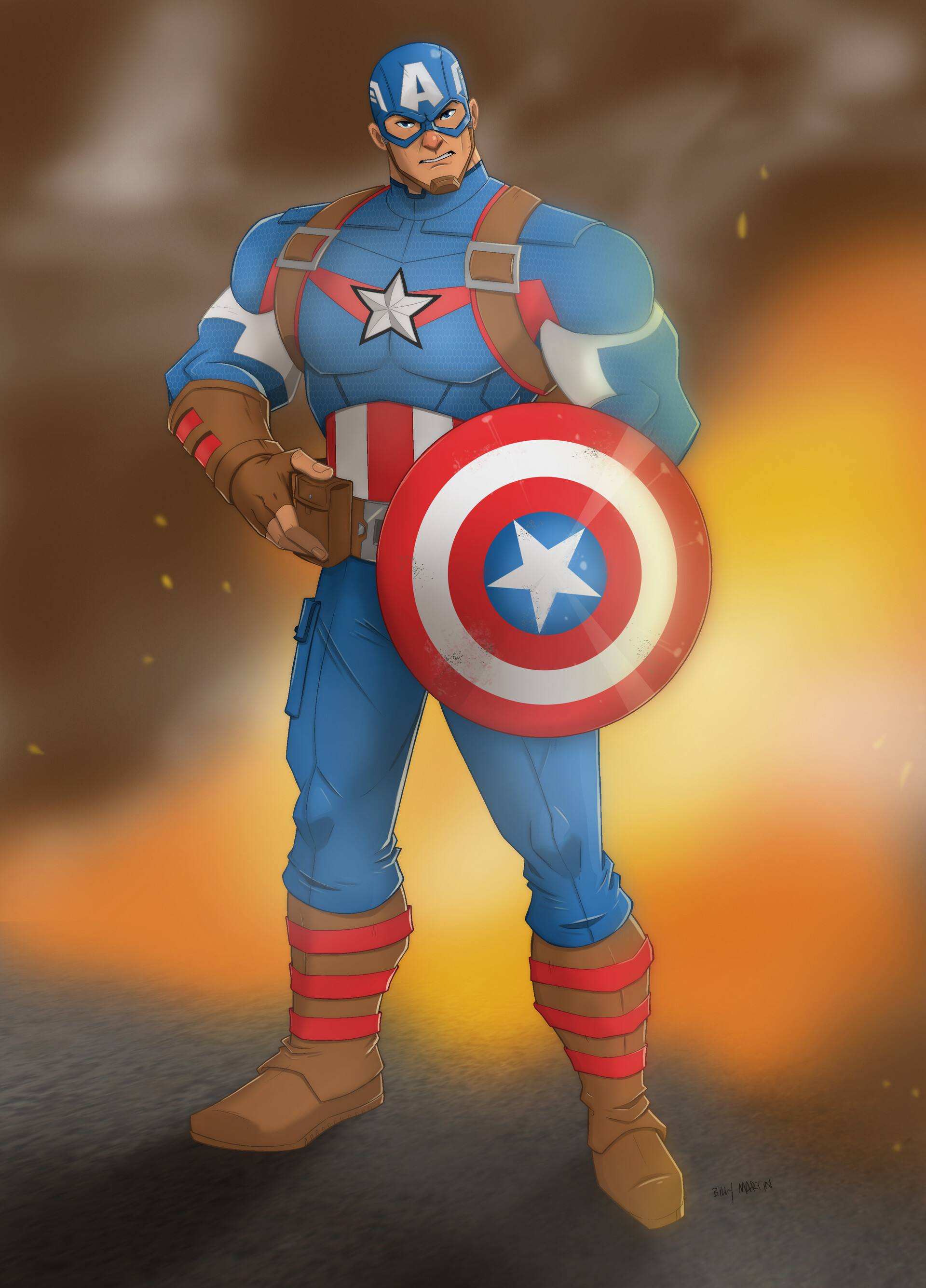 ArtStation - Captain America