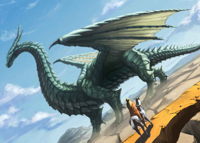 ArtStation - Huge dragon