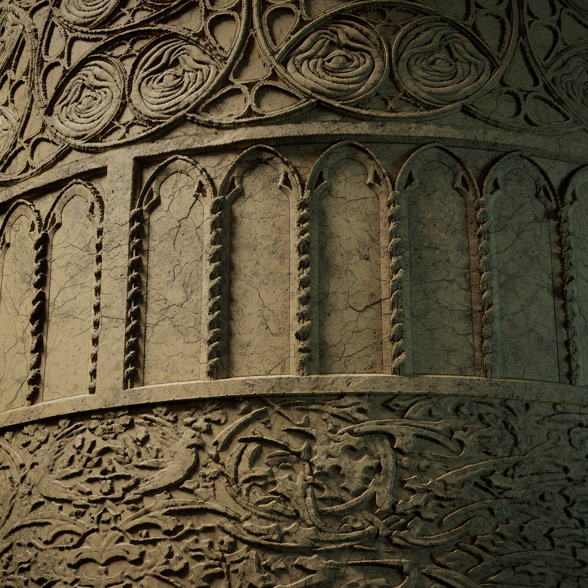 Max Collis - Eldritch Cathedral Trim Sheets