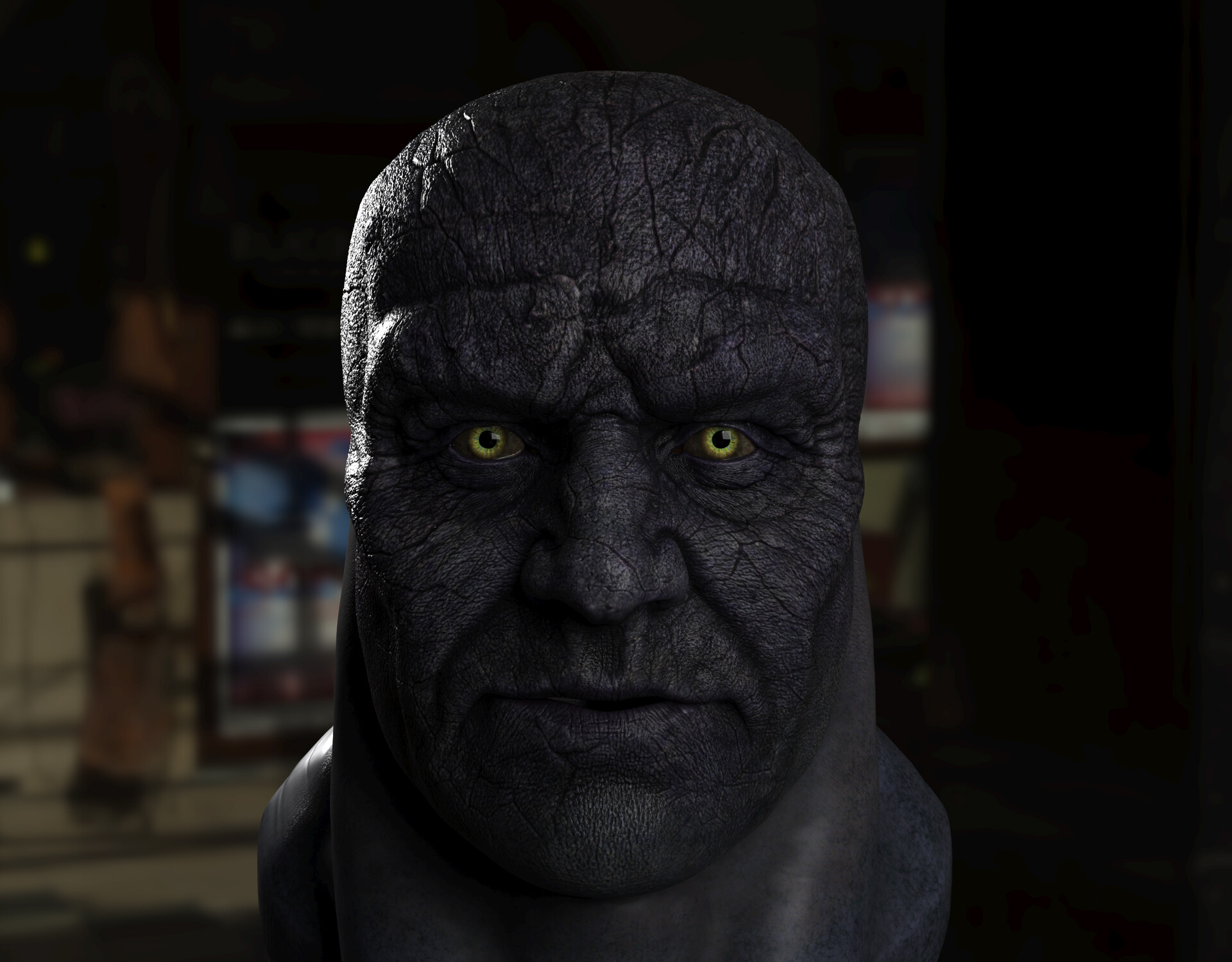 ArtStation - Darkseid_keyshot_photshop_study_render