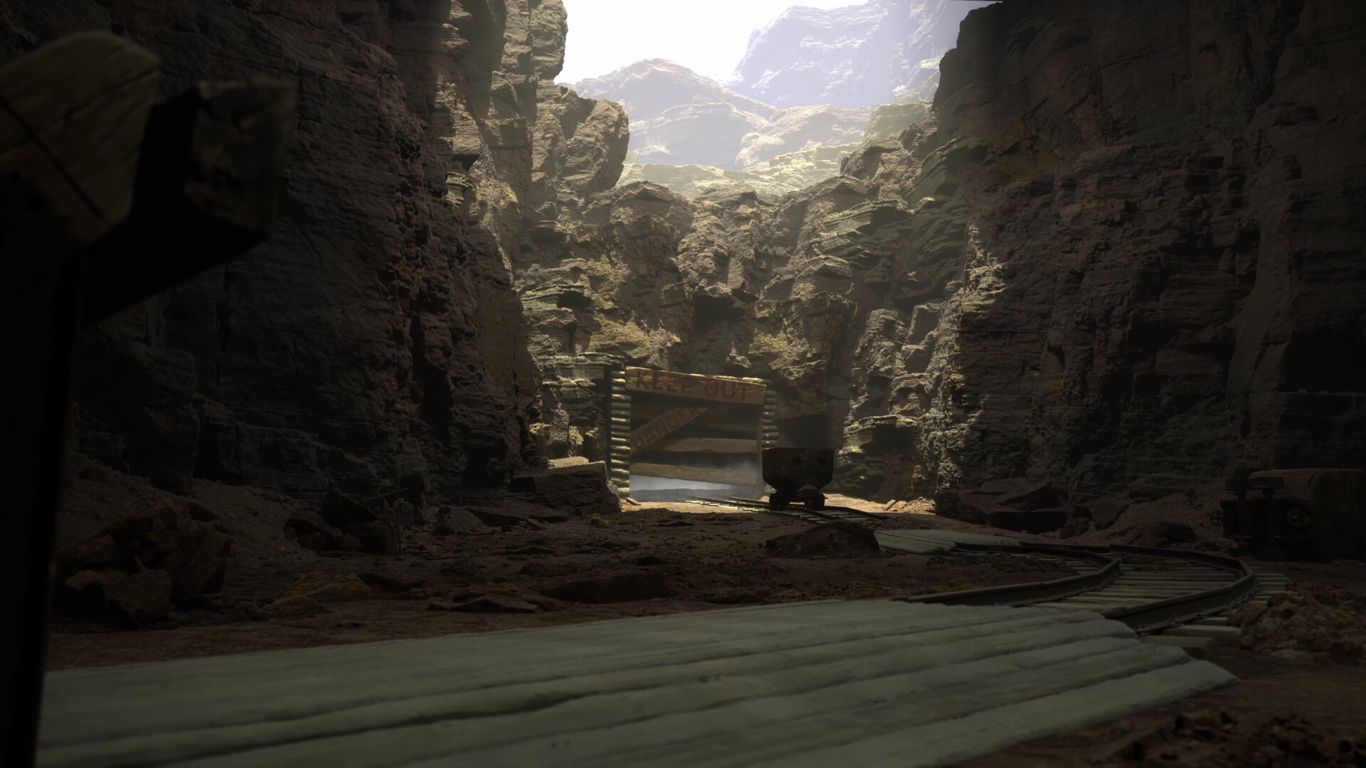 ArtStation - Abandoned Mine Entrance Environment UE5