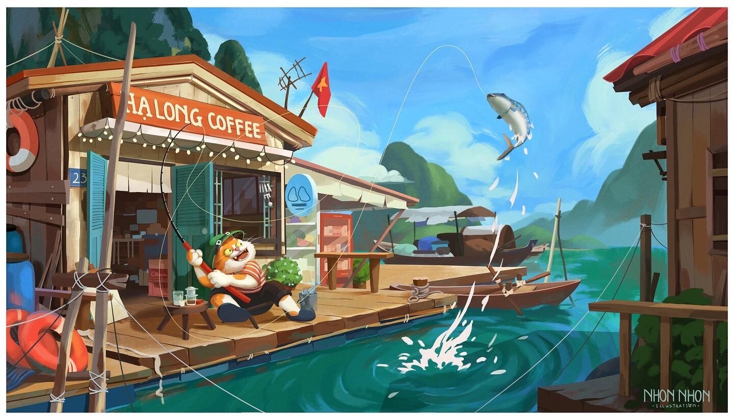 ArtStation - A little Ha Long Bay
