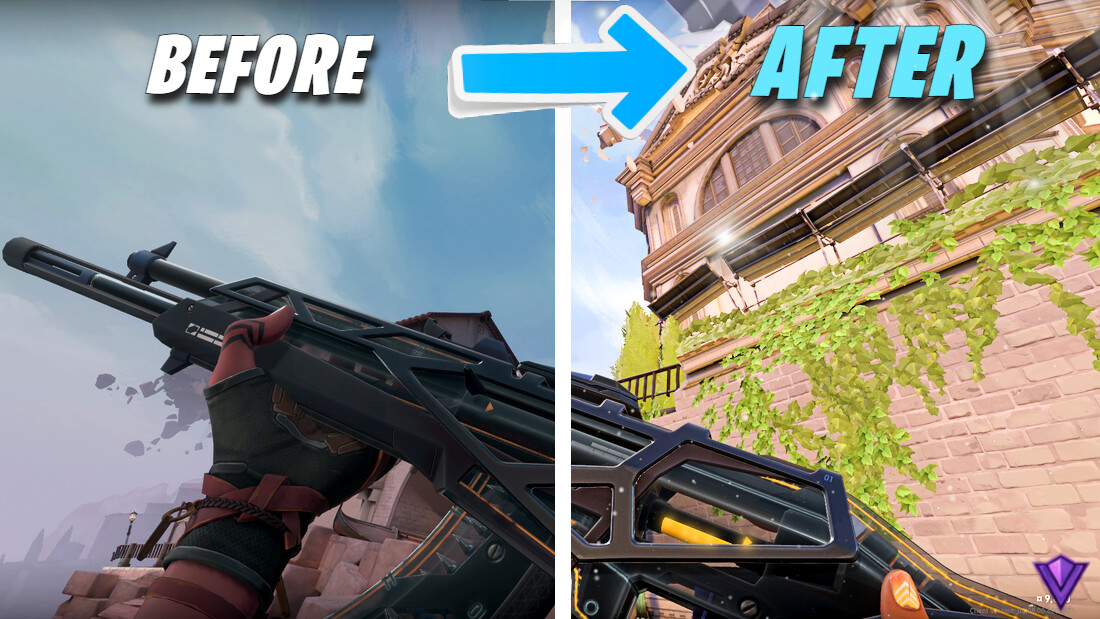 ArtStation - Before and after valorant thumbnail