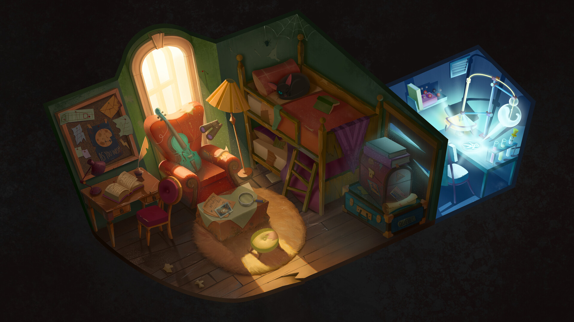 ArtStation - SHERLOCK : crazy garden / 221B