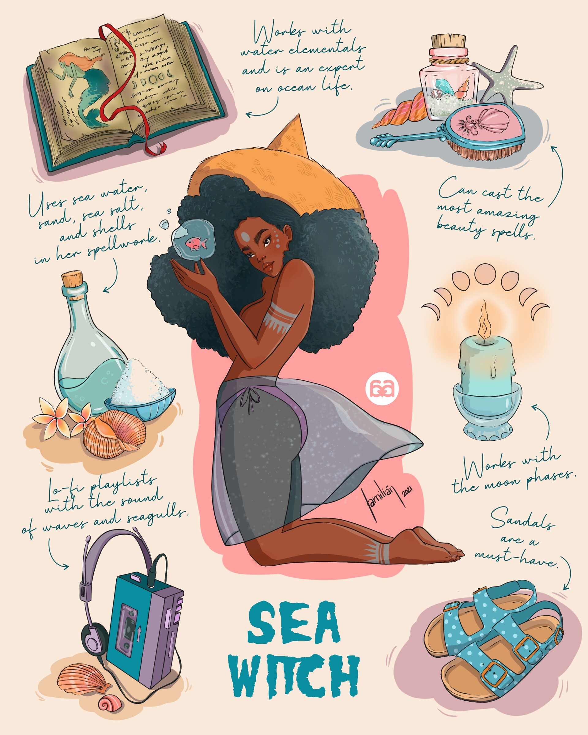 ArtStation - Sea Witch