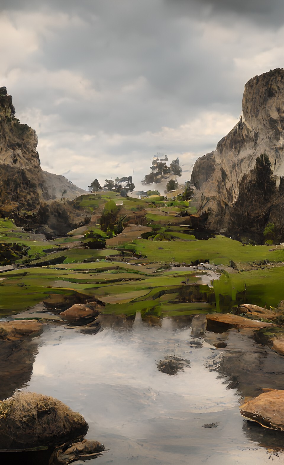 ArtStation - The Greenish Landscape
