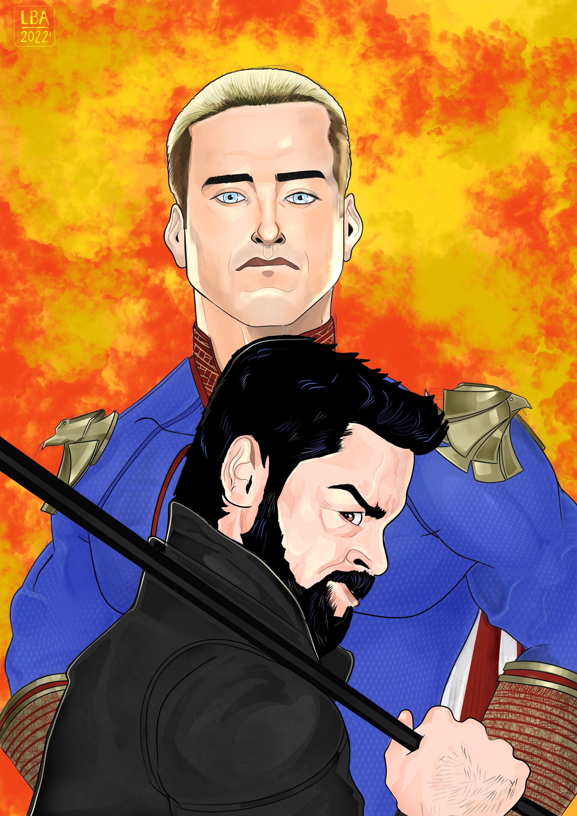 ArtStation - HOMELANDER vs BILLY BUTCHER