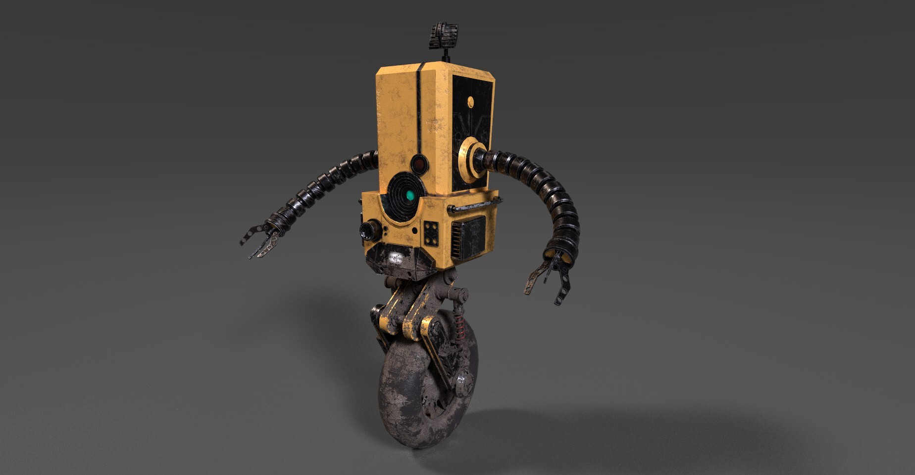 ArtStation - wheeled-robot