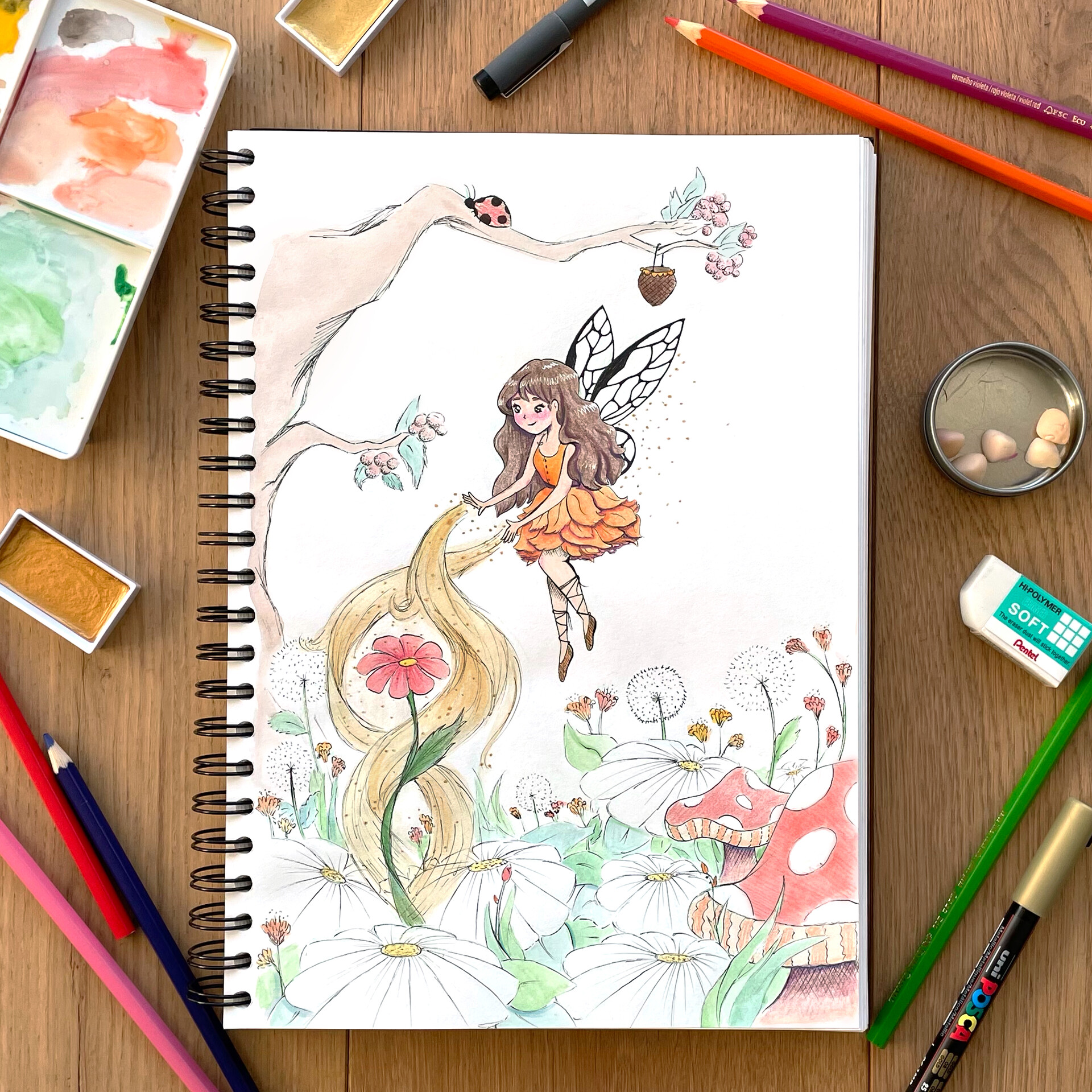 ArtStation - Nature fairies and witch