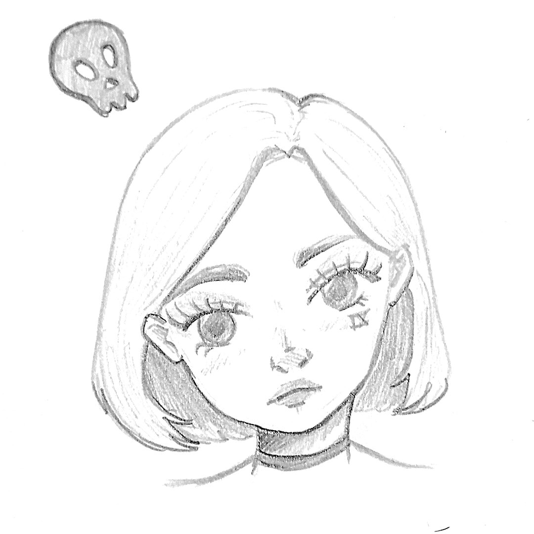 ArtStation - Skull girl