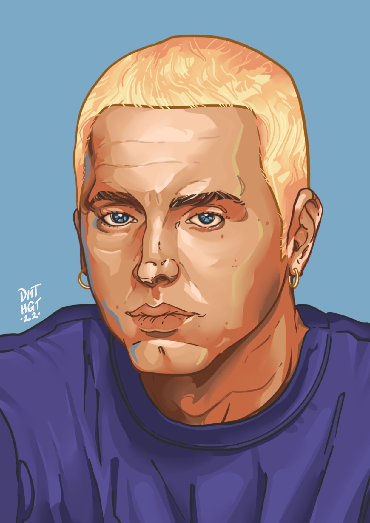 ArtStation - Eminem portrait