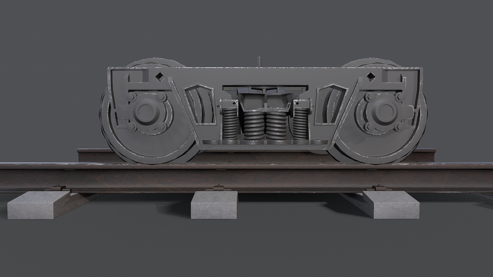 ArtStation - Train Bogie