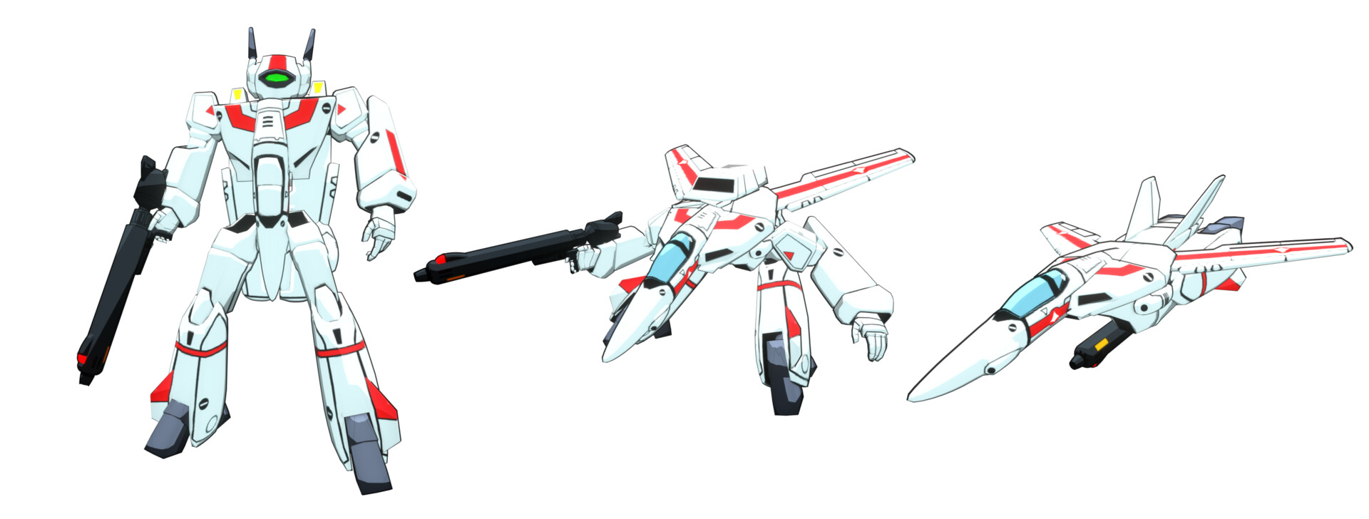 Ed Rahn - Robotech: The Macross Saga HD Edition - Veritechs and Aircrafts