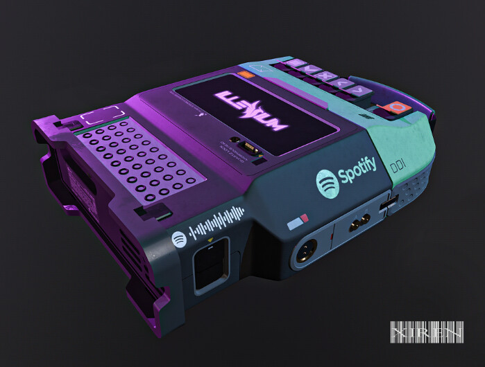 ArtStation - Spotify retrowed