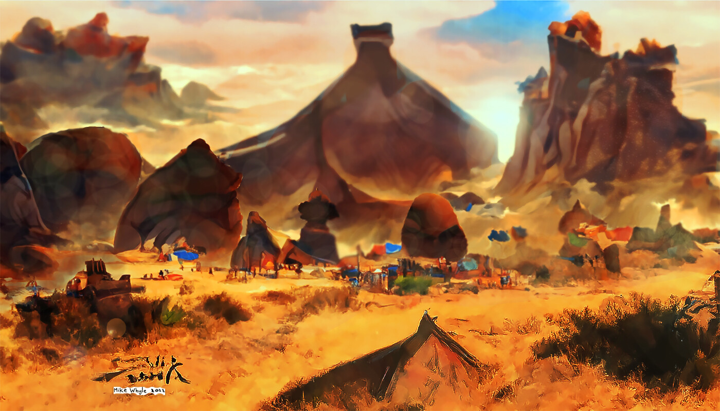 ArtStation - Nomads of the Endless Sands