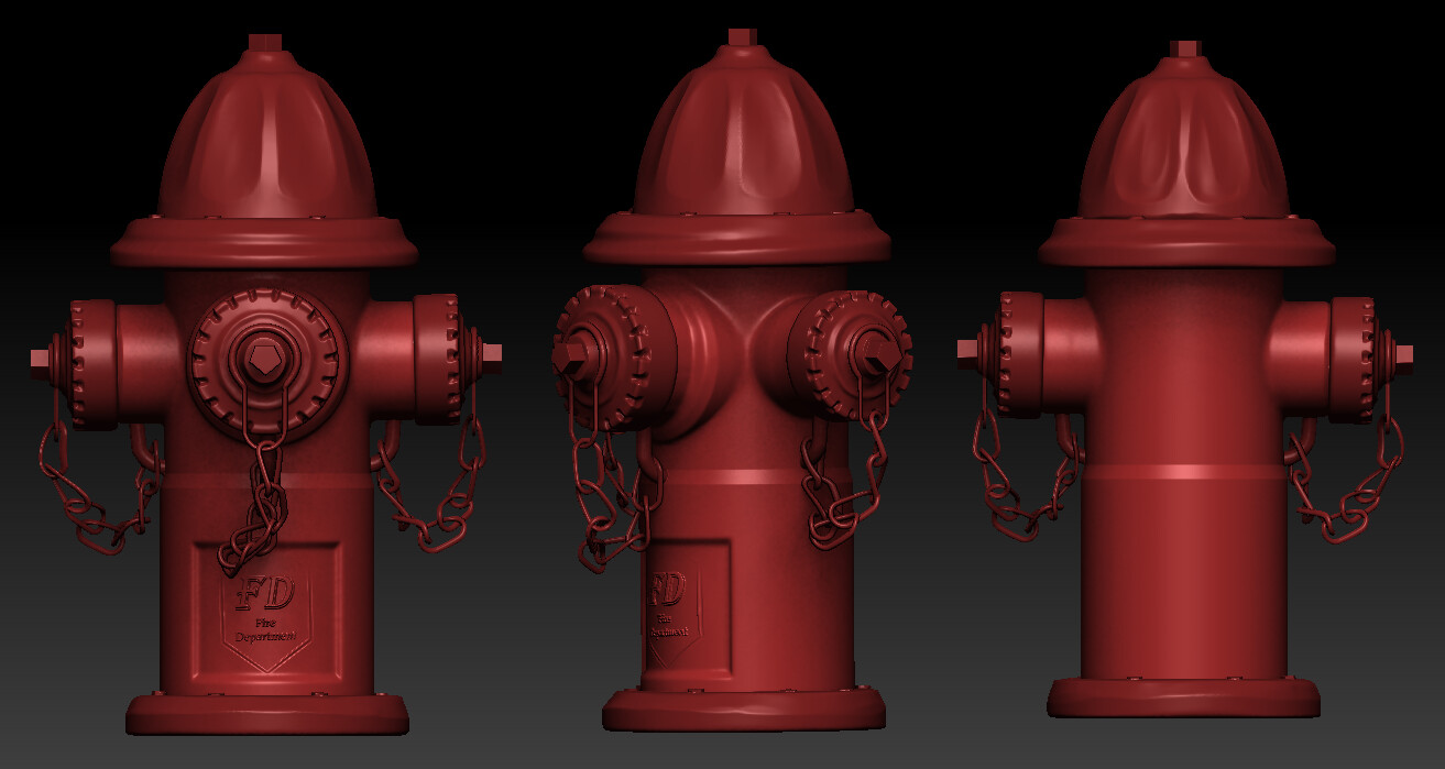 ArtStation - Fire Hydrant Sculpt