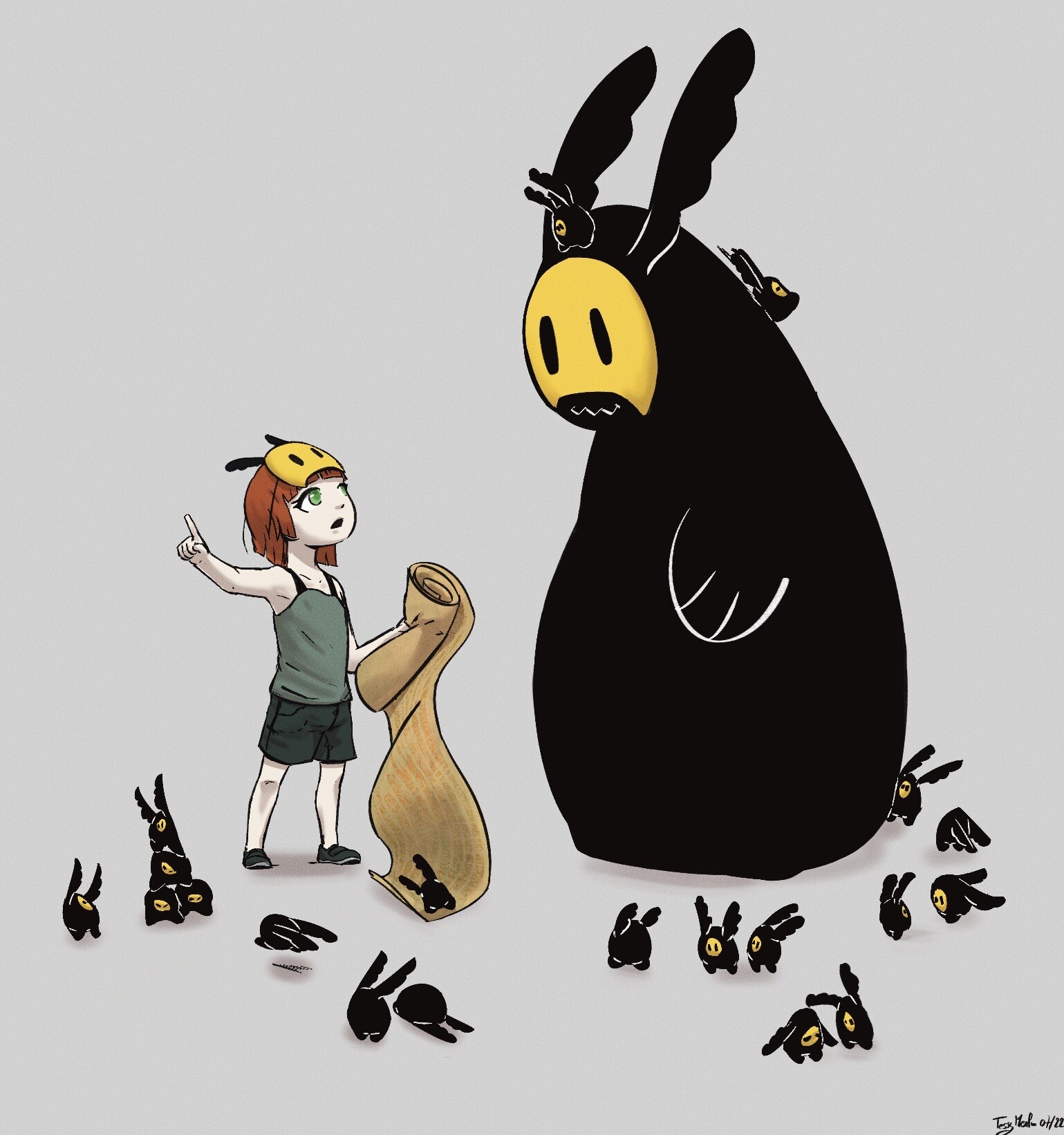 Tessy Merlin - Little girls and her monsters