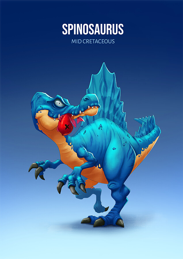 Peter Cools - Dinosaur illustration series