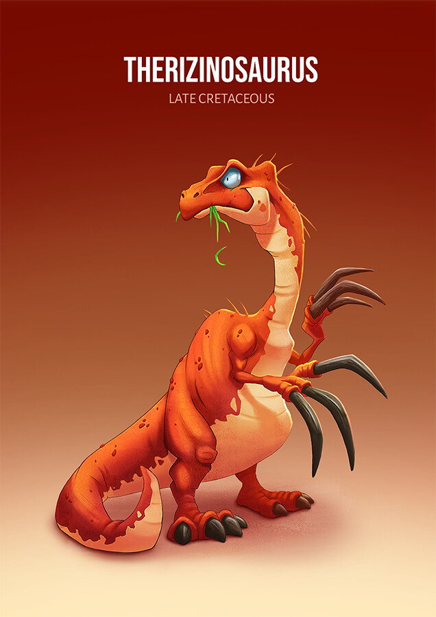 Peter Cools - Dinosaur illustration series