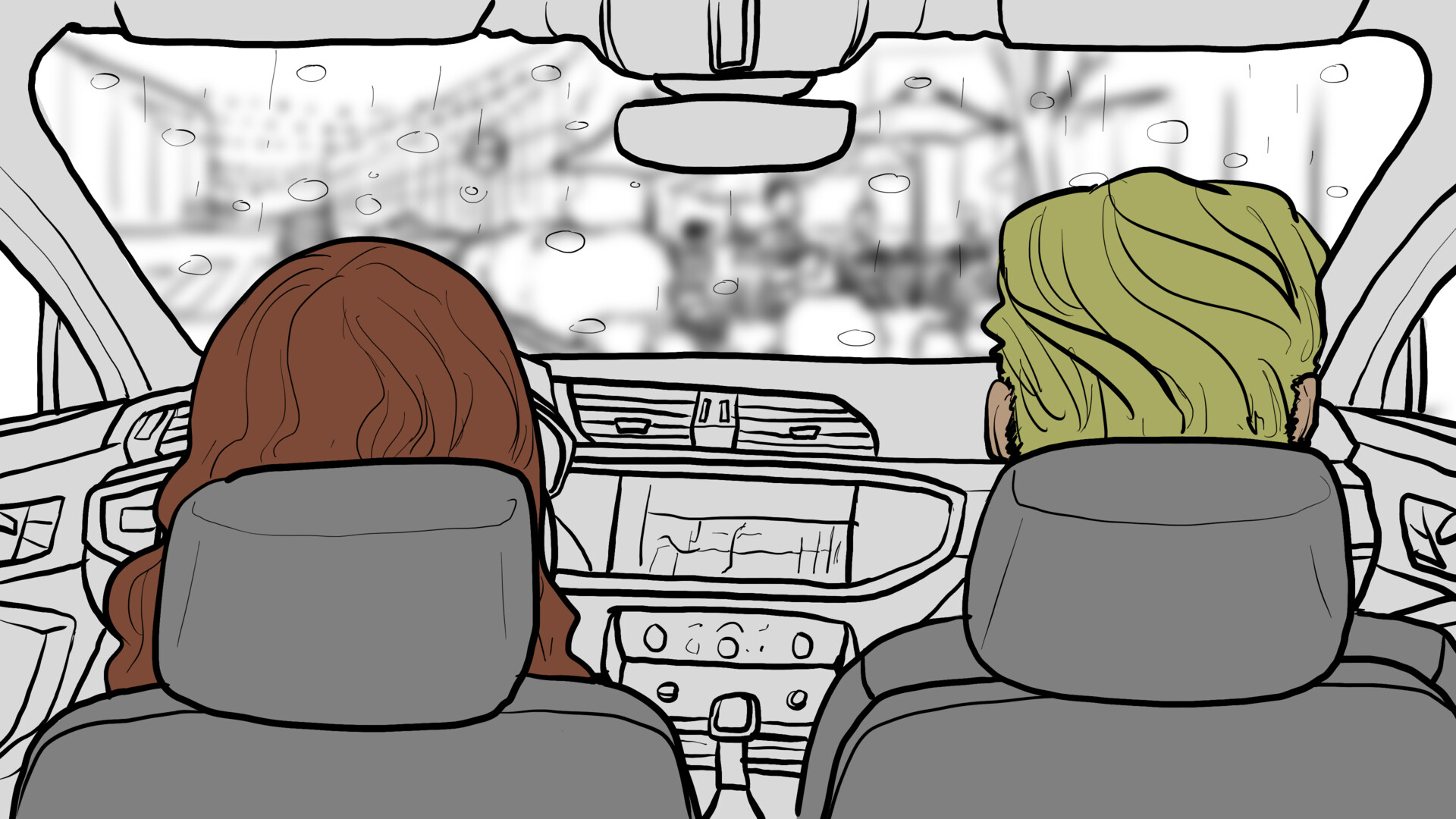 ArtStation - Audi Q3 Movie - Storyboards