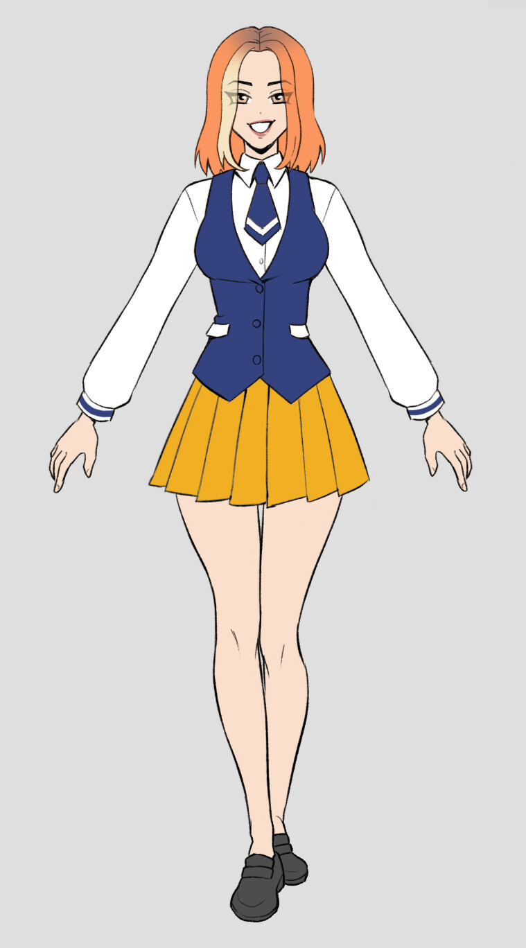 Narumy Natsue - Maho Shojo Bijutsu Senshi - Magical girls CONCEPT ART