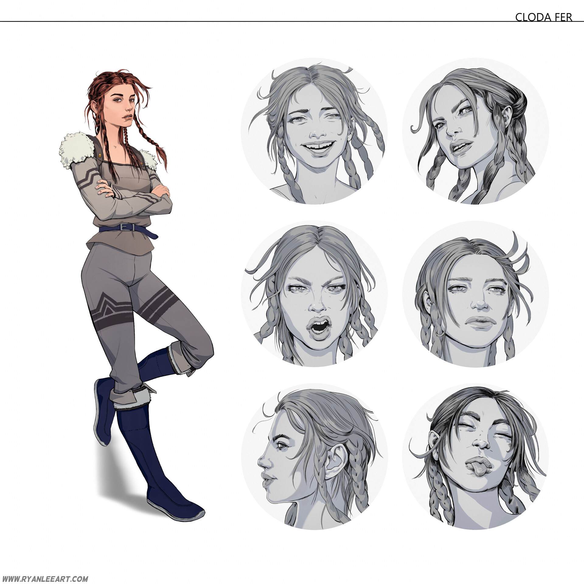 Cloda Ferr by Ryan Alexander Lee : r/ImaginaryHumans