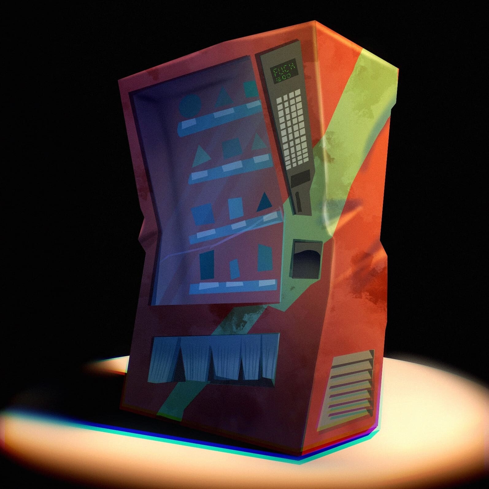 ArtStation - vending machine