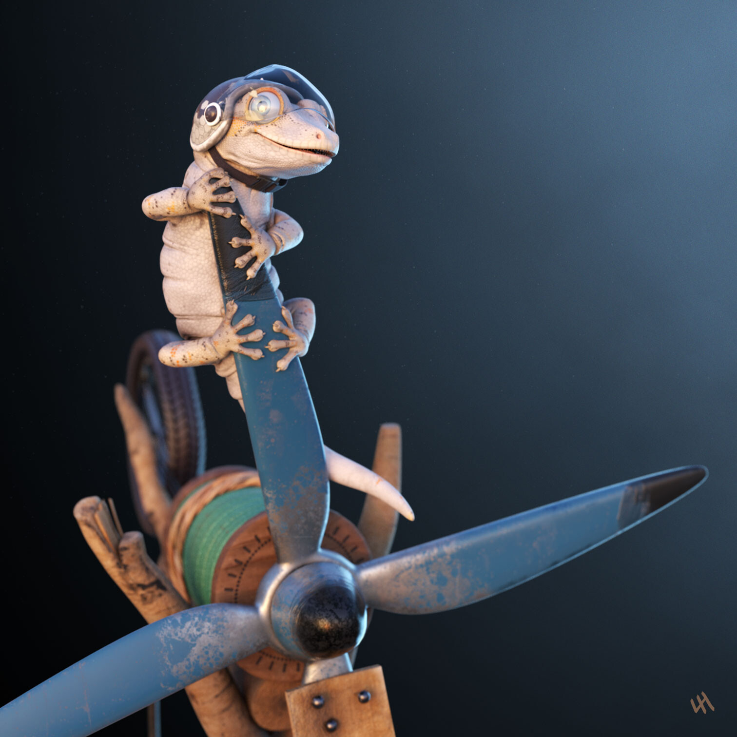 Leonie Herson - Benny the Gargoyle Gecko