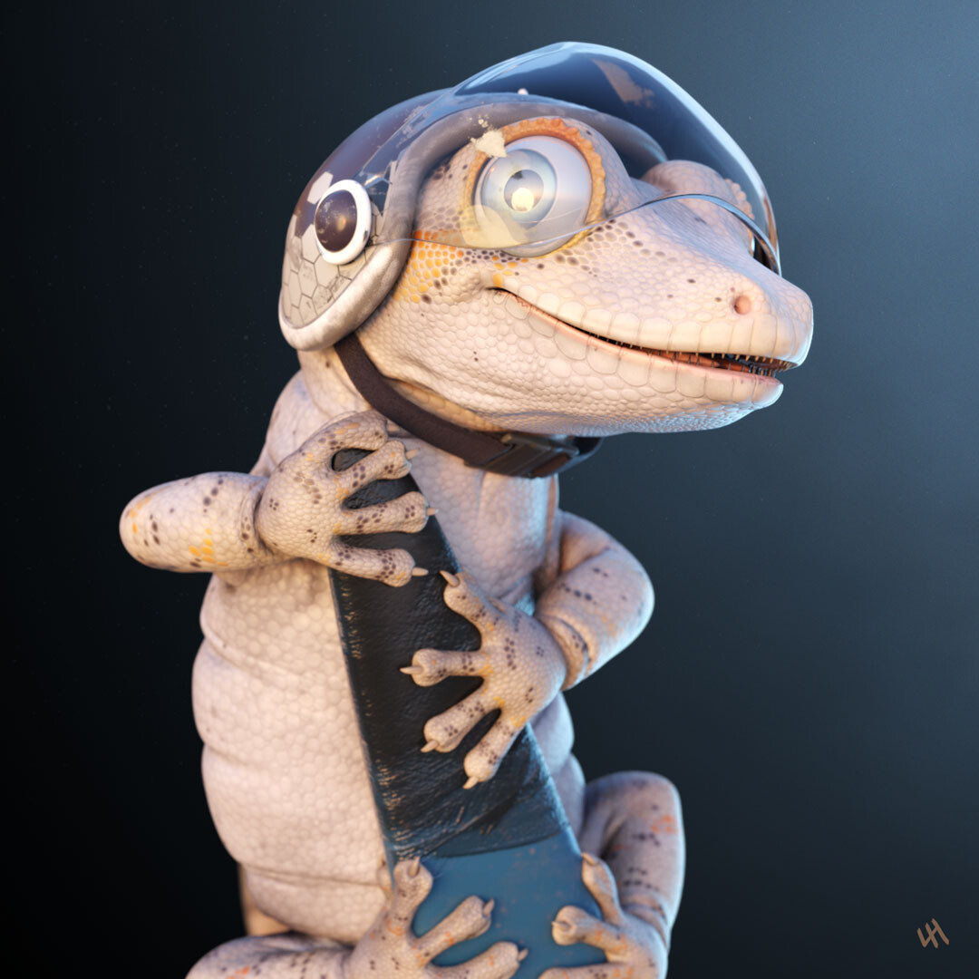 Leonie Herson - Benny the Gargoyle Gecko