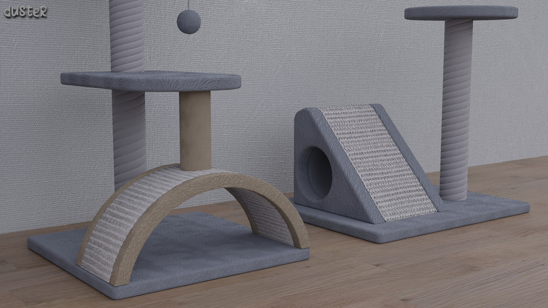 Duster - Cat Furniture - Blender 3D model