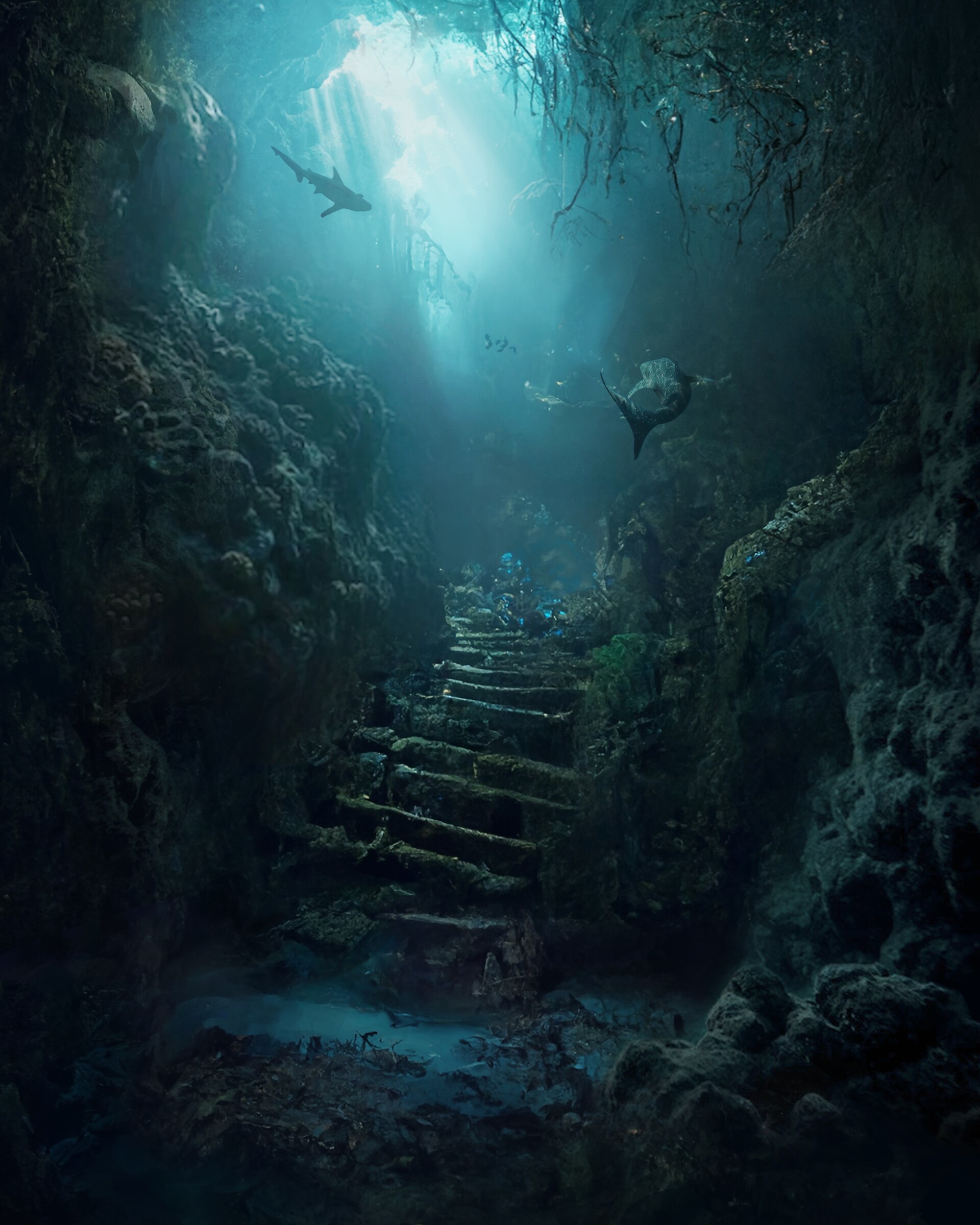 ArtStation - Underwater Chasm