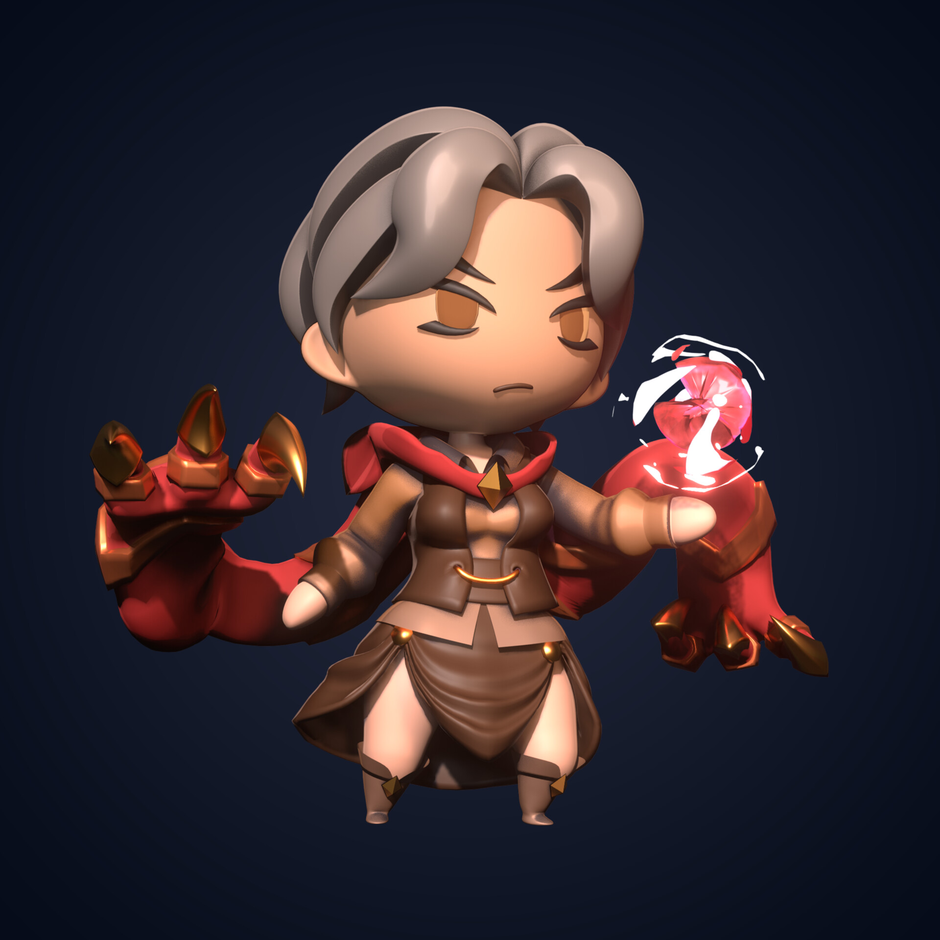 ArtStation - Badass Red Riding Hood-Spellcaster